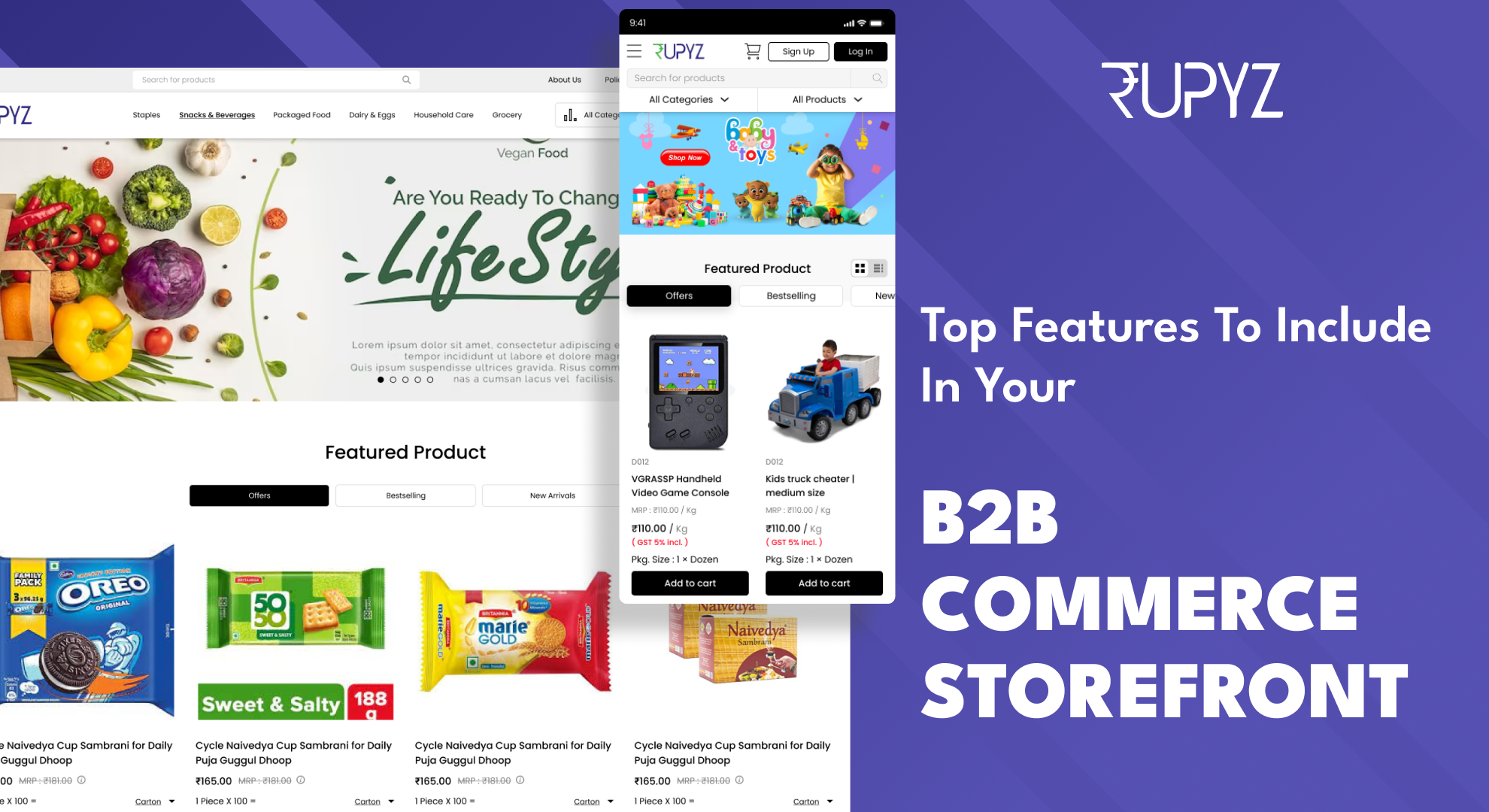 Top Features to Include in Your B2B E-Commerce Storefront